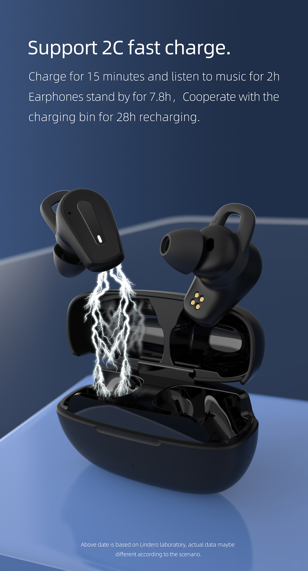 China H28E QCC3056 ANC ENC Wireless Bluetooth Earphone Bass TWS Earbuds ...